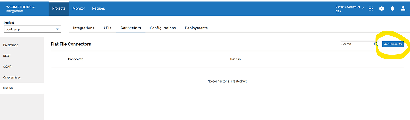 How to create document type from connectors | IBM webMethods Hybrid Integration