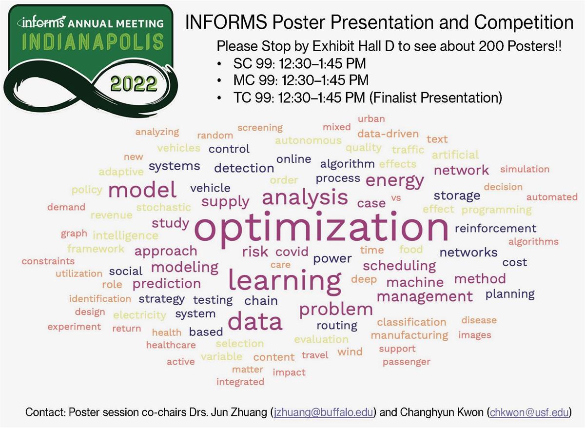 Please stop by 2022 INFORMS Poster Sessions | INFORMS Open Forum