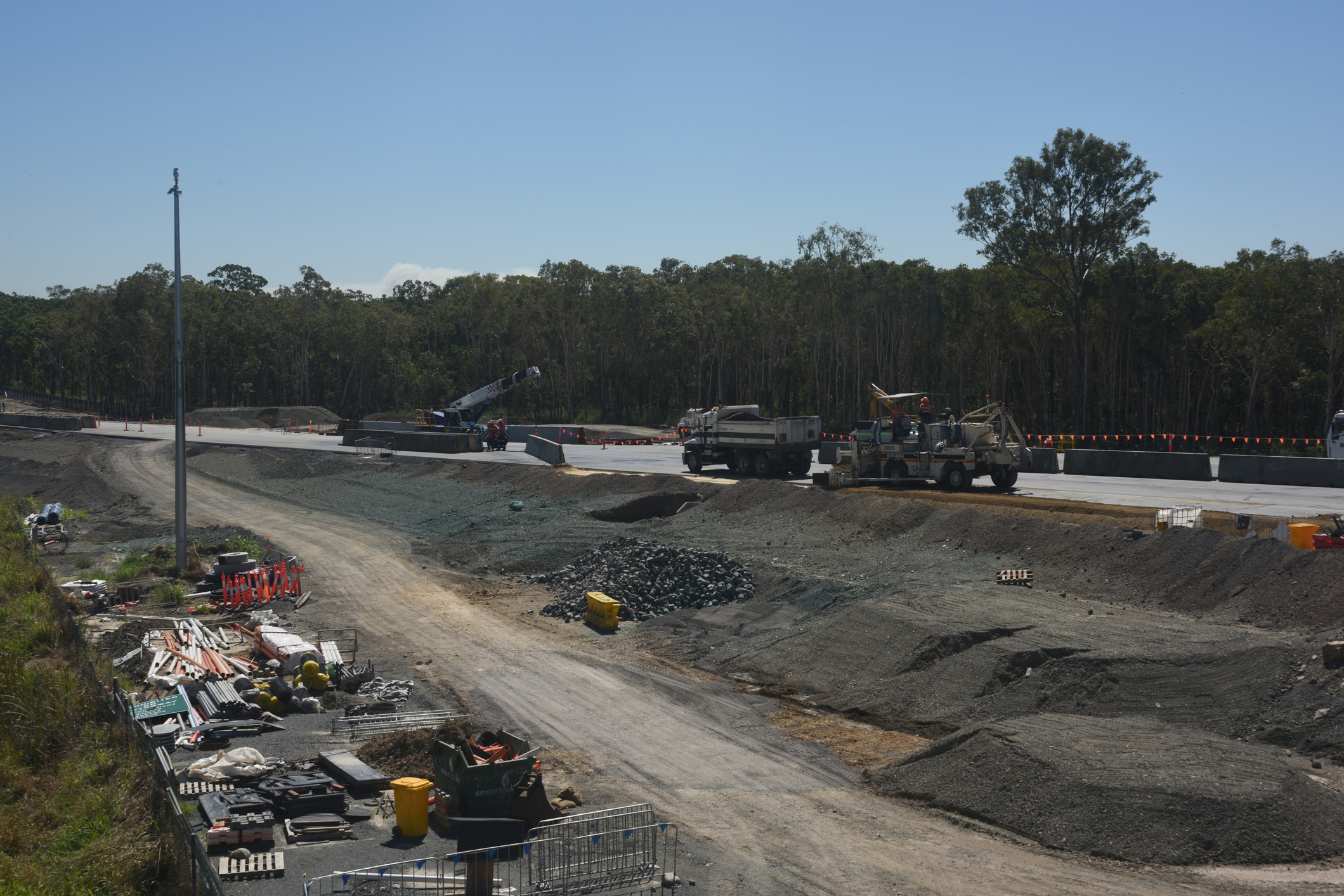 Roadworks continue during the COVID-19 pandemic