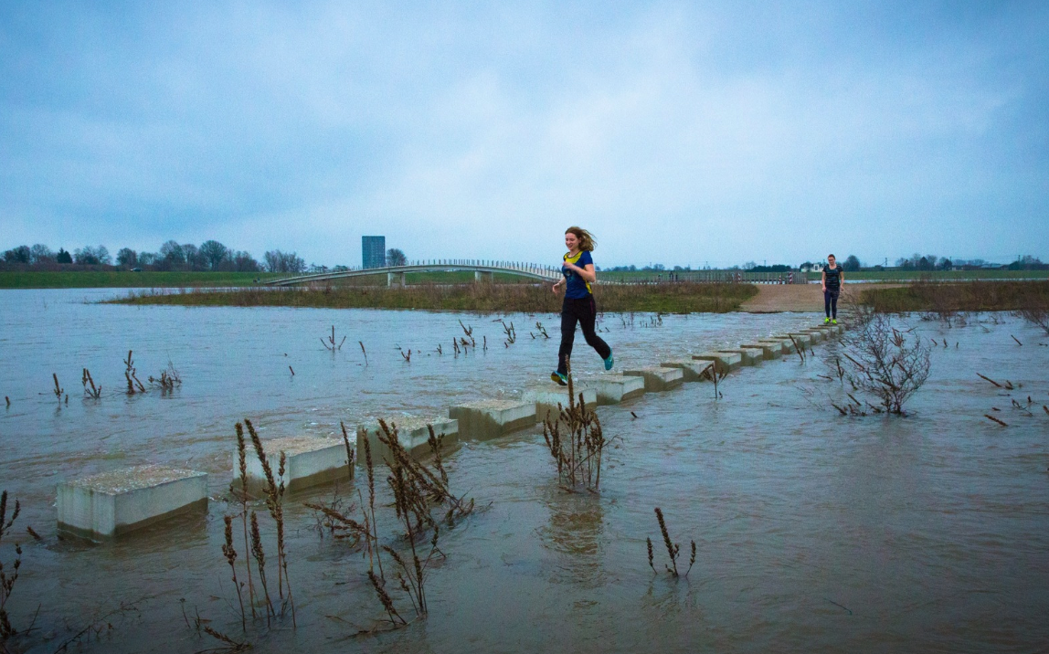 WATCH: This bridge is designed to be submerged when it floods