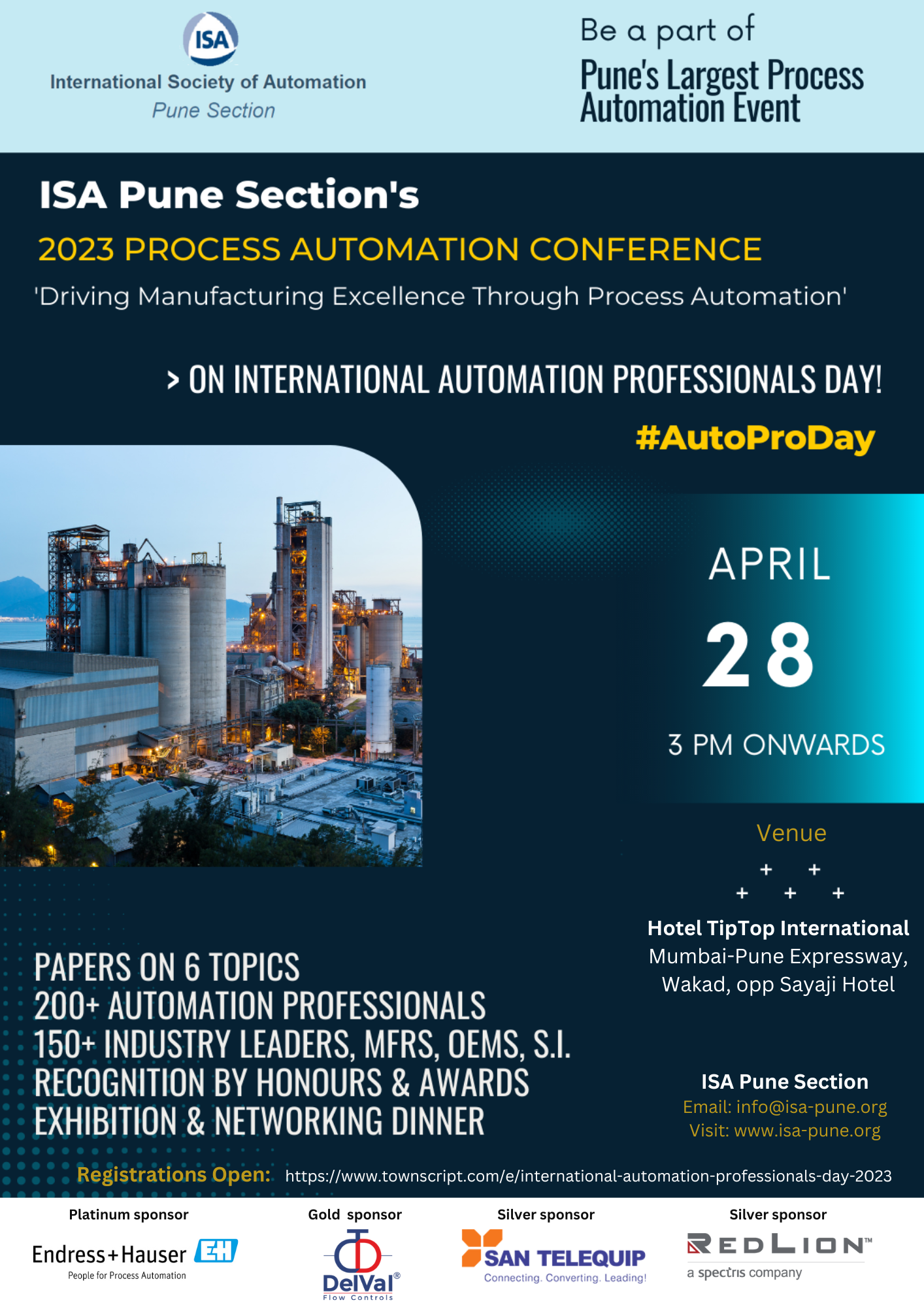 Process Automation Conference on #autoproday - ISA Connect