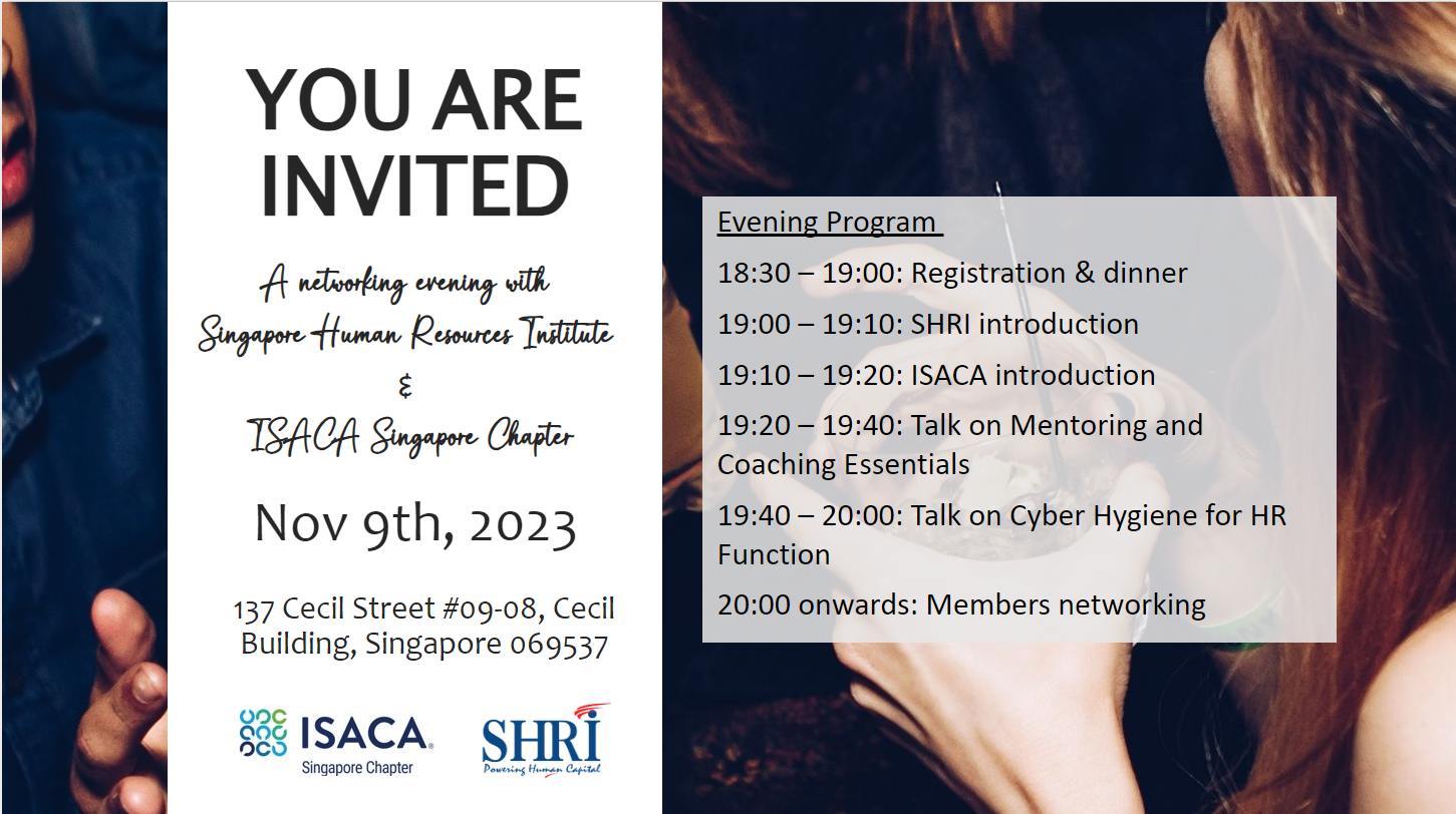 Members Networking Evening November 2023 - Singapore Chapter