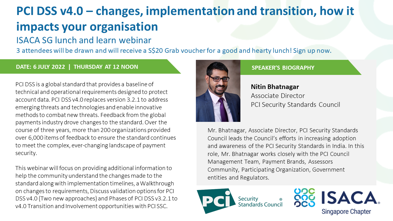 Monthly Webinar: PCI DSS v4.0 – changes, implementation and transition ...