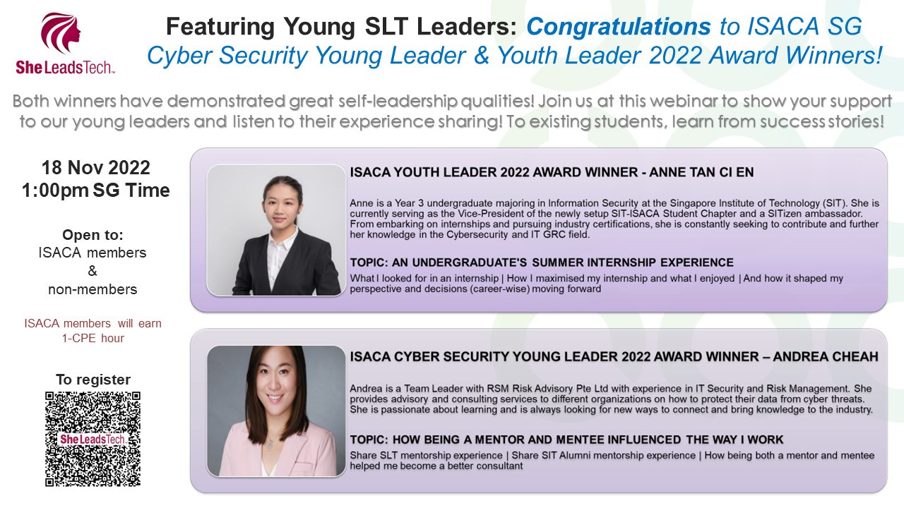 SLT Young Leaders Sharing - Singapore Chapter