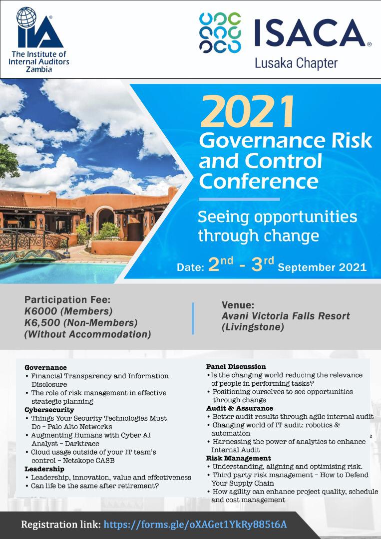 Governance, Risk and Control Conference - Lusaka Chapter