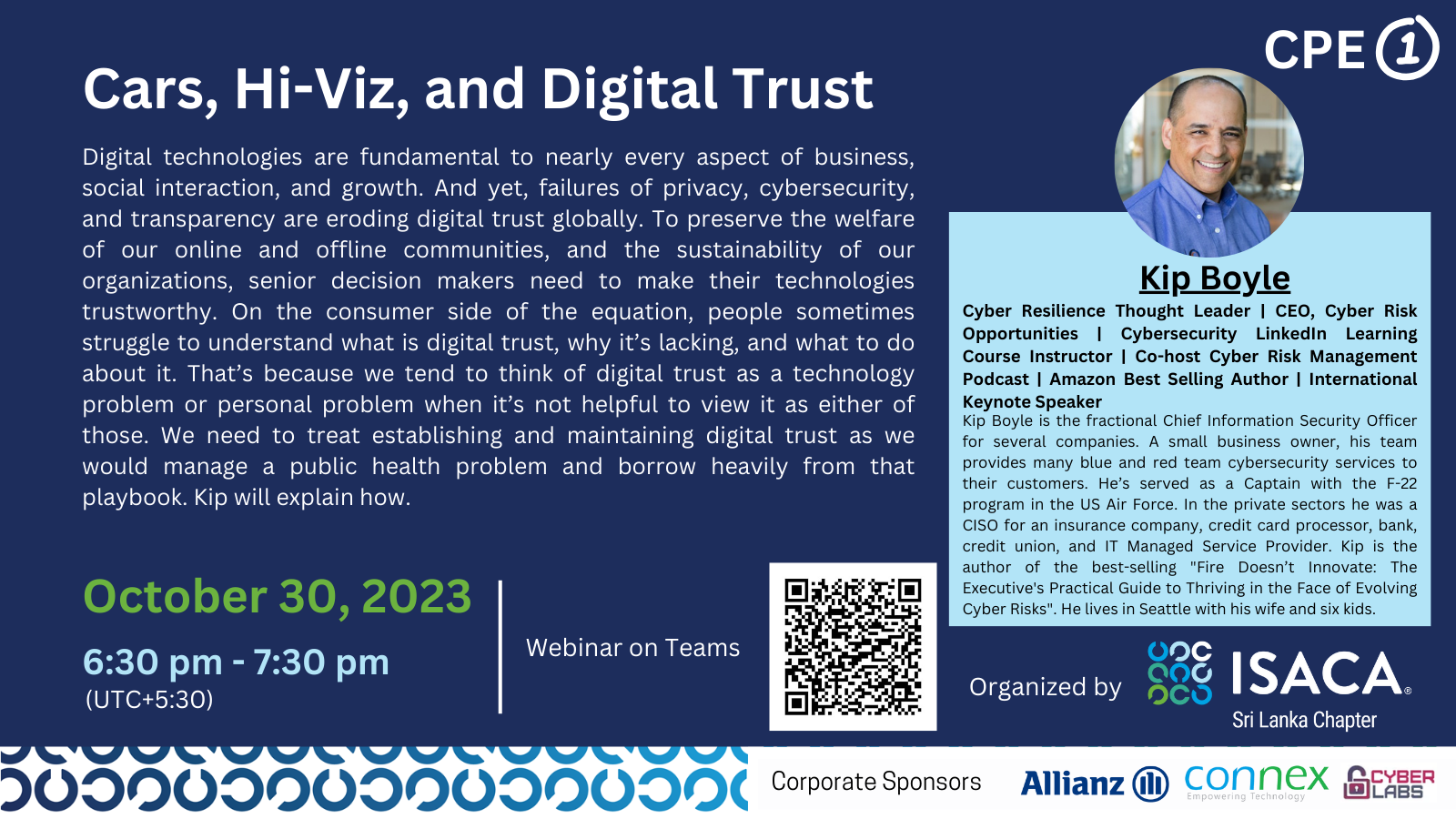 Cars, Hi-Viz, and Digital Trust - ISACA Sri Lanka