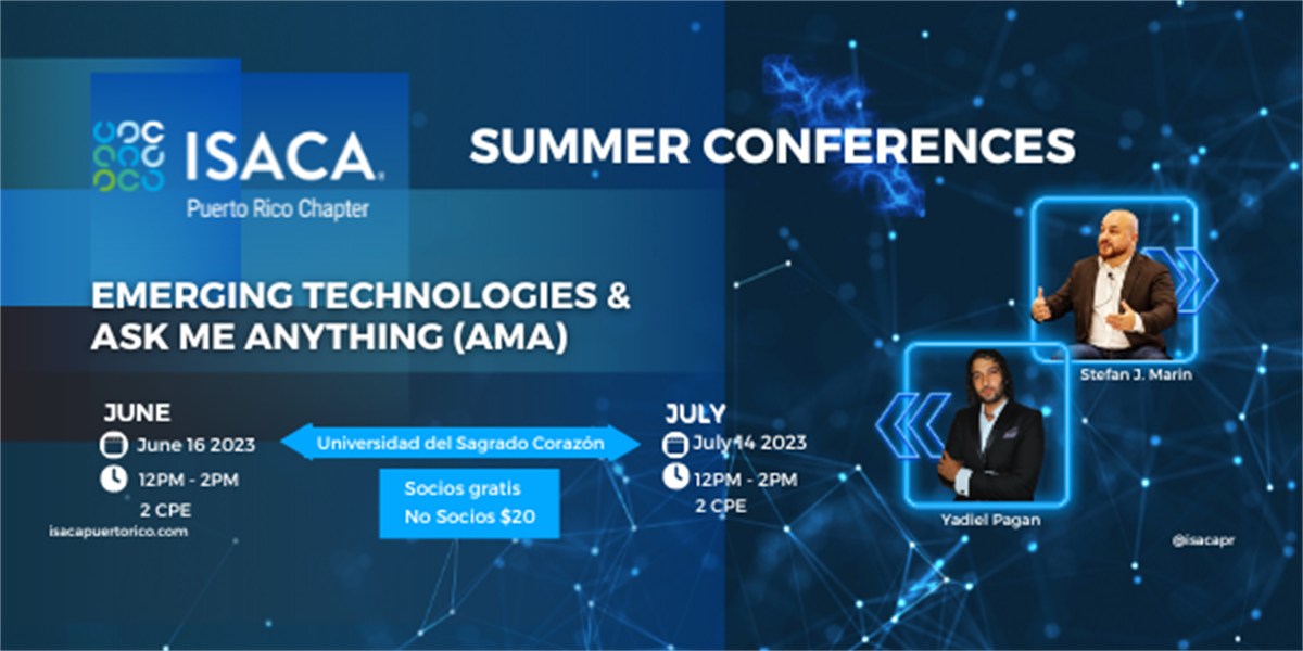 ISACA PR Summer Conference - July - Puerto Rico Chapter