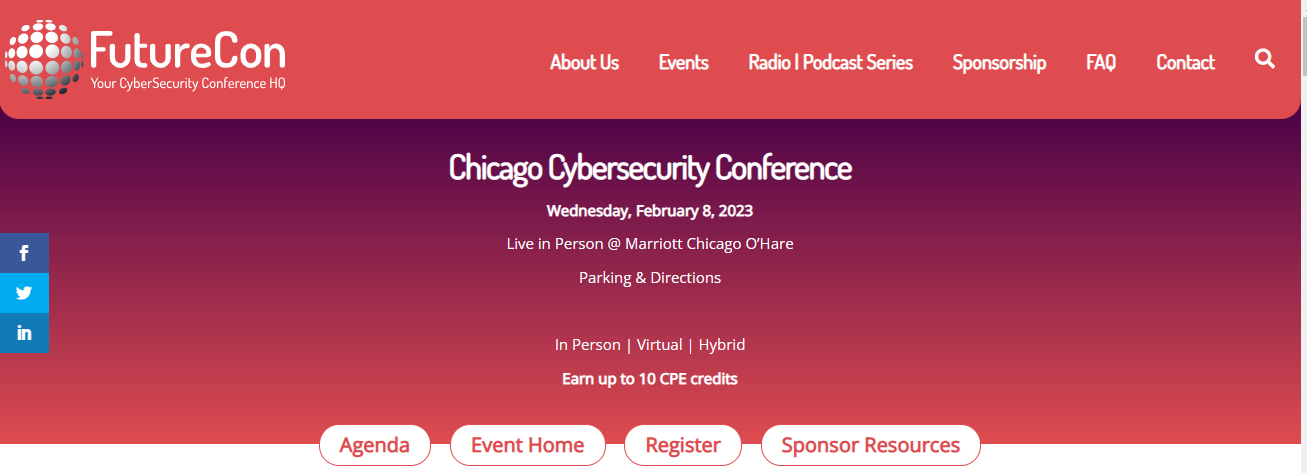 FutureCon - Chicago Cybersecurity Conference - Chicago Chapter