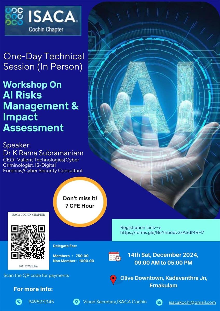 Chapter Announcements - Cochin Chapter