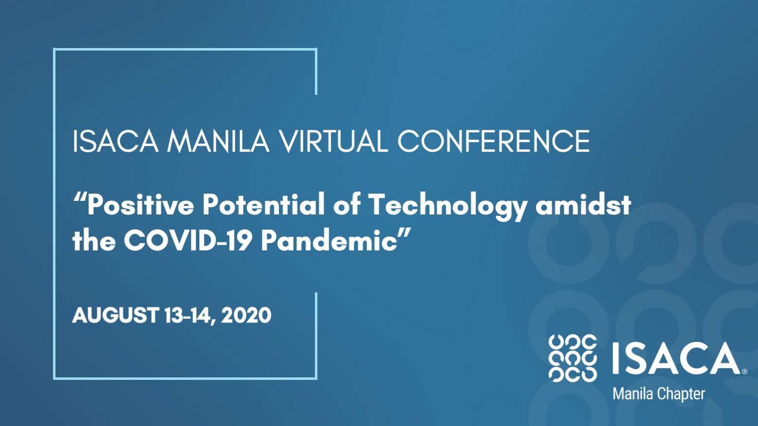 2020 ISACA Manila Annual Conference - Manila Chapter