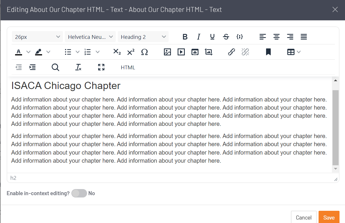 Content Management System (CMS) Training Guide - Engage