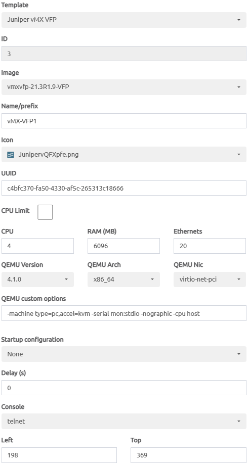 Lab with two vMX, can't configure GE interfaces | vMX