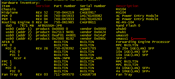 Error on snapshot MX104 | Routing
