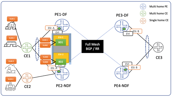 EVPN E-LAN on PTX10k Platforms