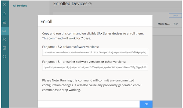 SRX/CloudATP Multi-Tenant DNS Filtering