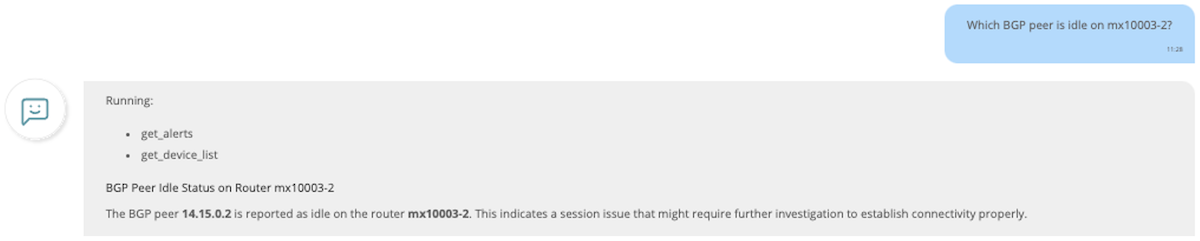 LLM Connector: a Conversational AI Assistant for Your Network