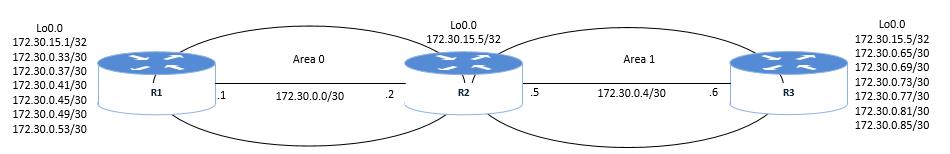 how to identify the routes from OSPF non-backbone areas on an ABR ...