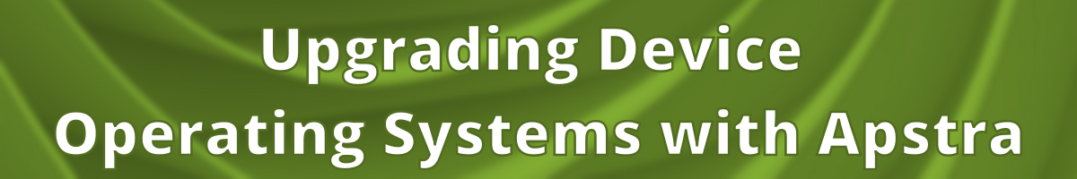 Upgrading Device Operating Systems with Apstra