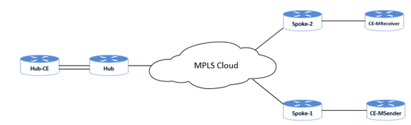 ng-mvpn for hub and spoke topology | Routing