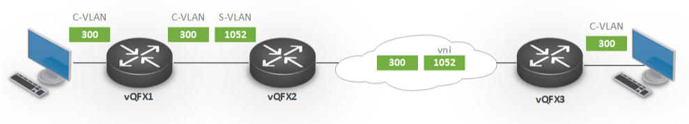 Q-in-Q over VXLAN | Data Center