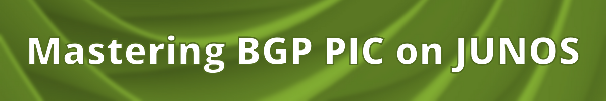 Mastering BGP PIC on JUNOS