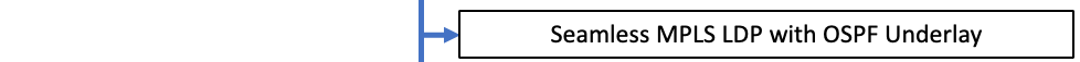 Seamless MPLS LDP-Signaled with OSPF IGP Underlay