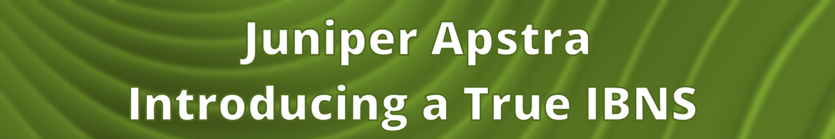 Juniper Apstra Introducing a True IBNS