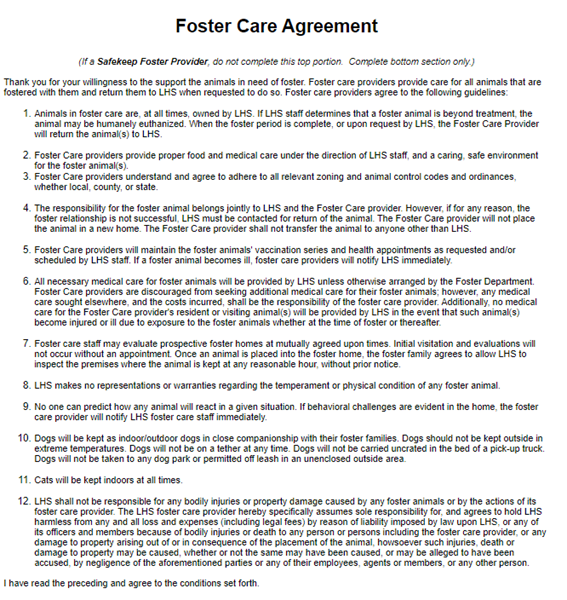 Examples of Code of Conduct for Volunteers & Fosters | Animal Welfare ...