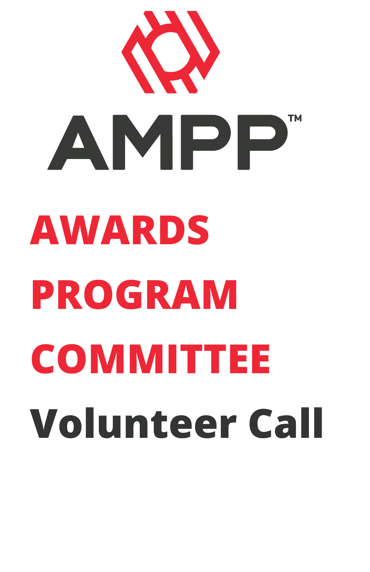 Awards Program Committee- Volunteer Call 2022-2024 - AMPP
