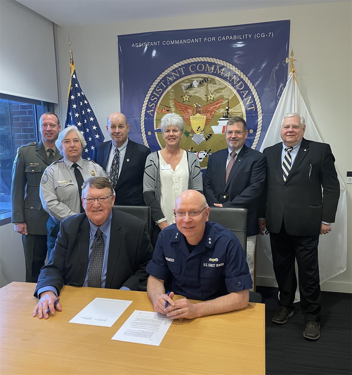 NASBLA Executive Committee Delegation Meets with U.S. Coast Guard in Washington, D.C.