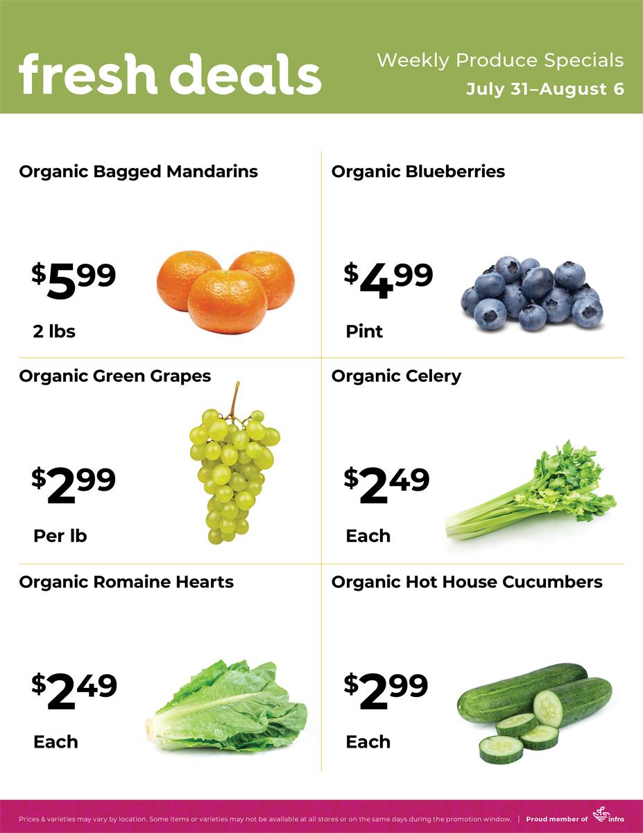 Updated 2024 INFRA Deals Flyer and Signage