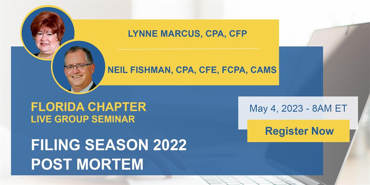 FLA FILING SEASON 2022 POST MORTEM - National Conference of CPA ...
