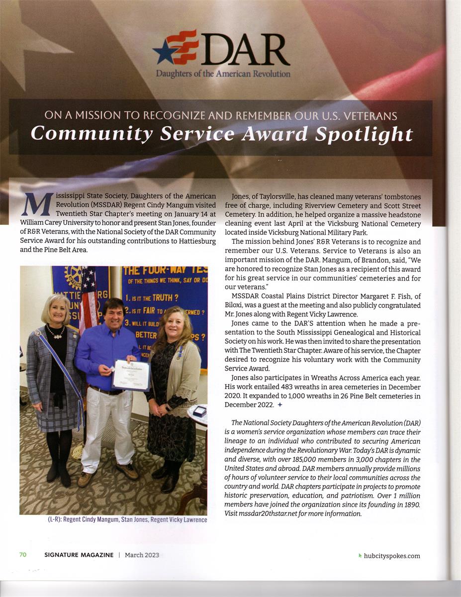 On A Mission To Recognize And Remember Our U.S. Veterans