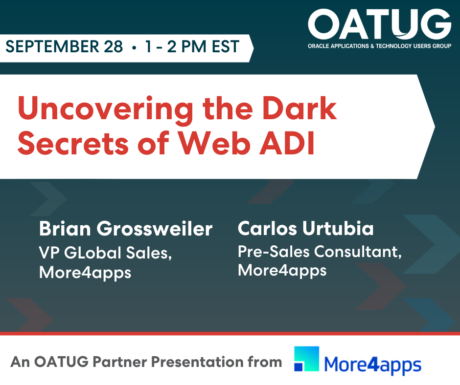 Uncovering the Dark Secrets of Web ADI - Oracle Applications ...