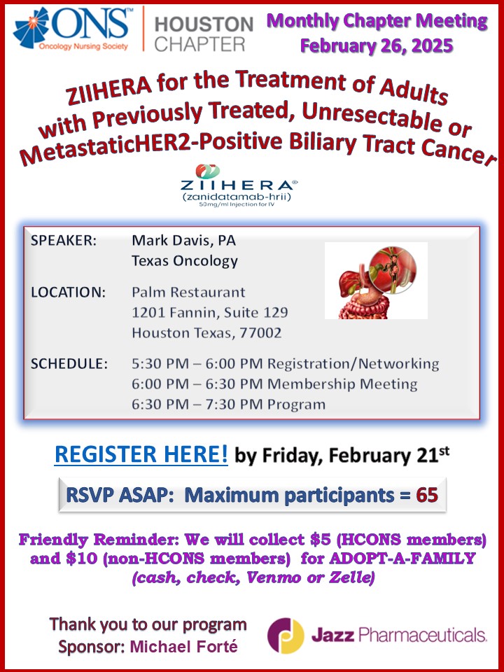 HCONS Membership Meeting #2 - ZIIHERA for Adults with Biliary Tract ...