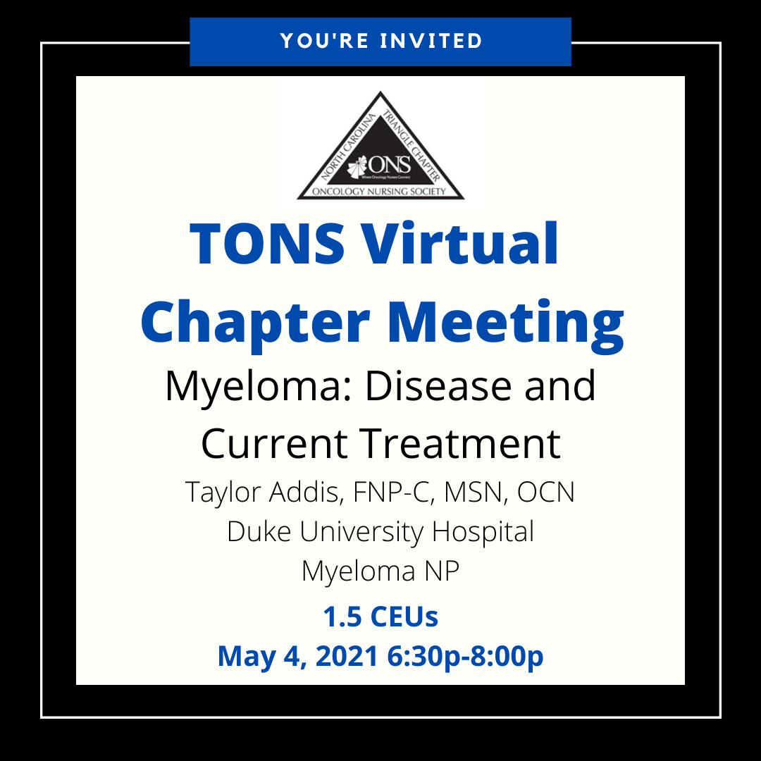 May Chapter Meeting - NorthCarolinaTriangle