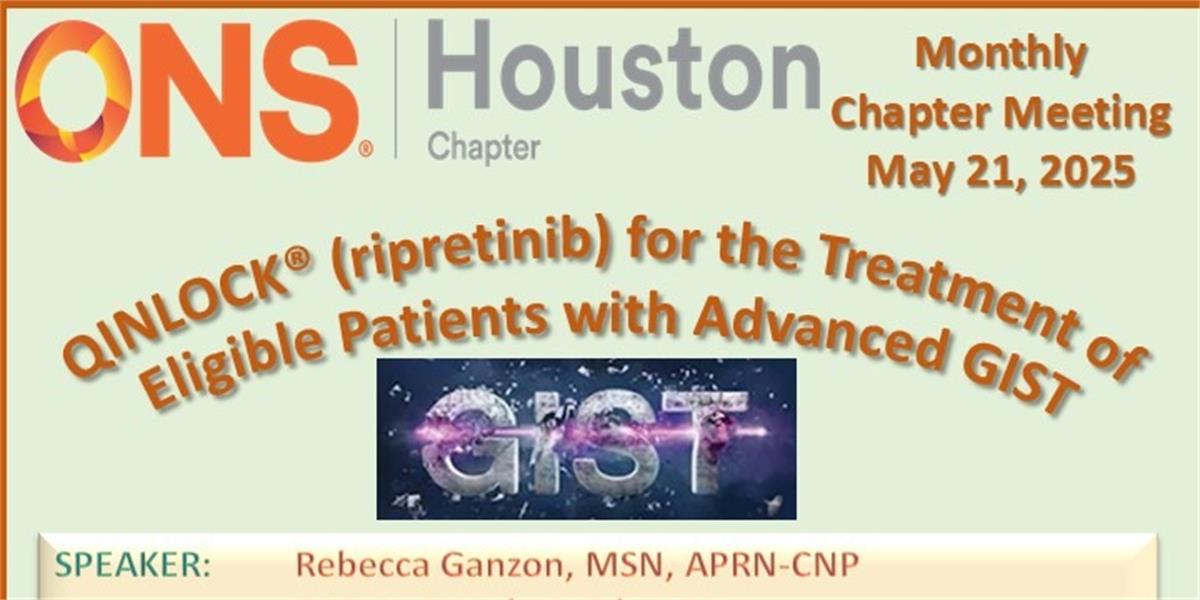 Monthly Chapter Meeting: QINLOCK for the Treatment of Eligible Patients ...