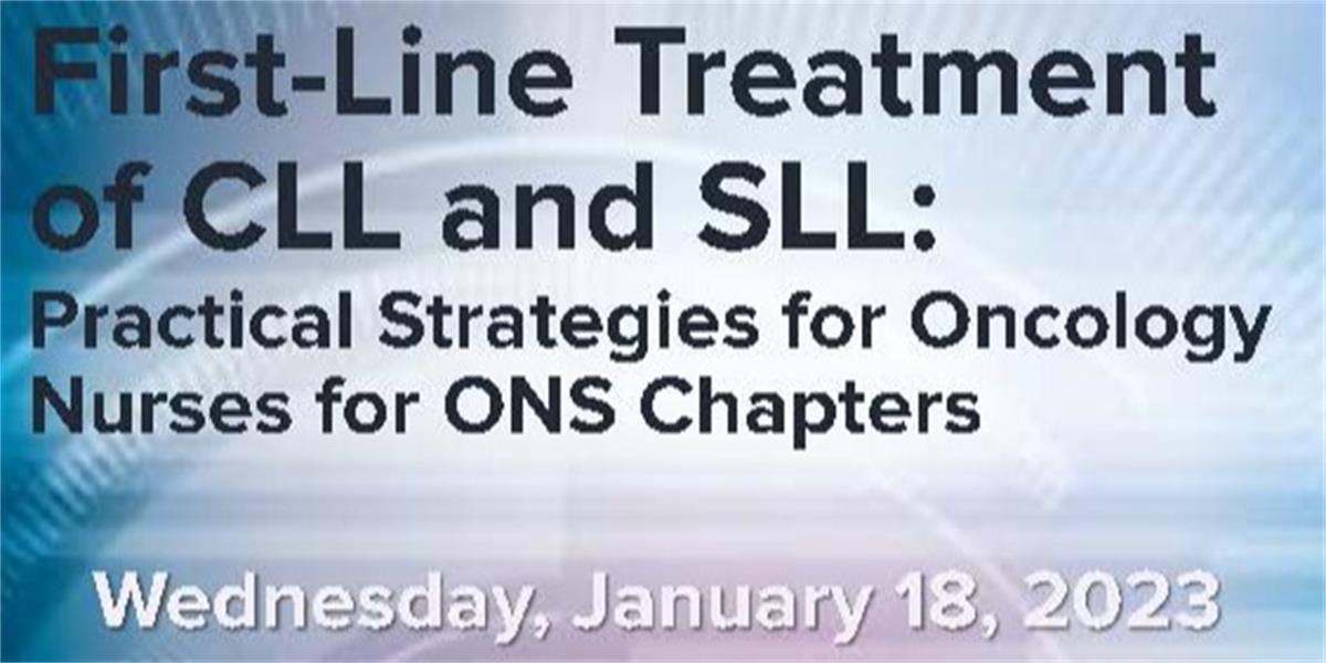 January Membership Meeting: First-Line Treatment for CLL and SLL - HCONS