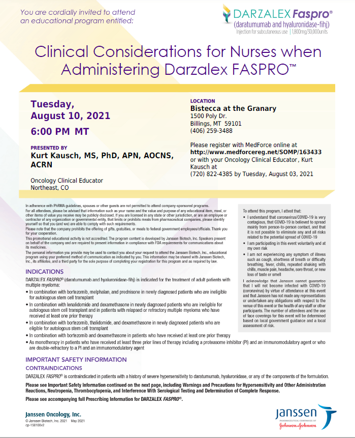 August ONS meeting and dinner program - Big Sky