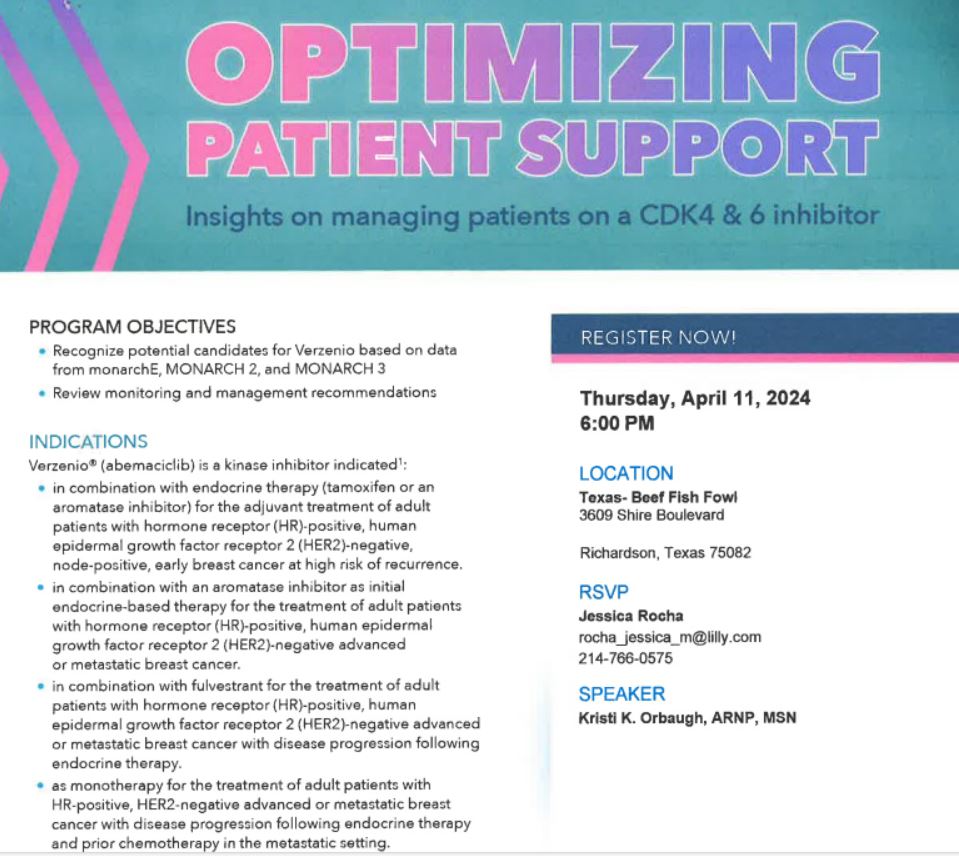 April North 40 Chapter Meeting - Dallas