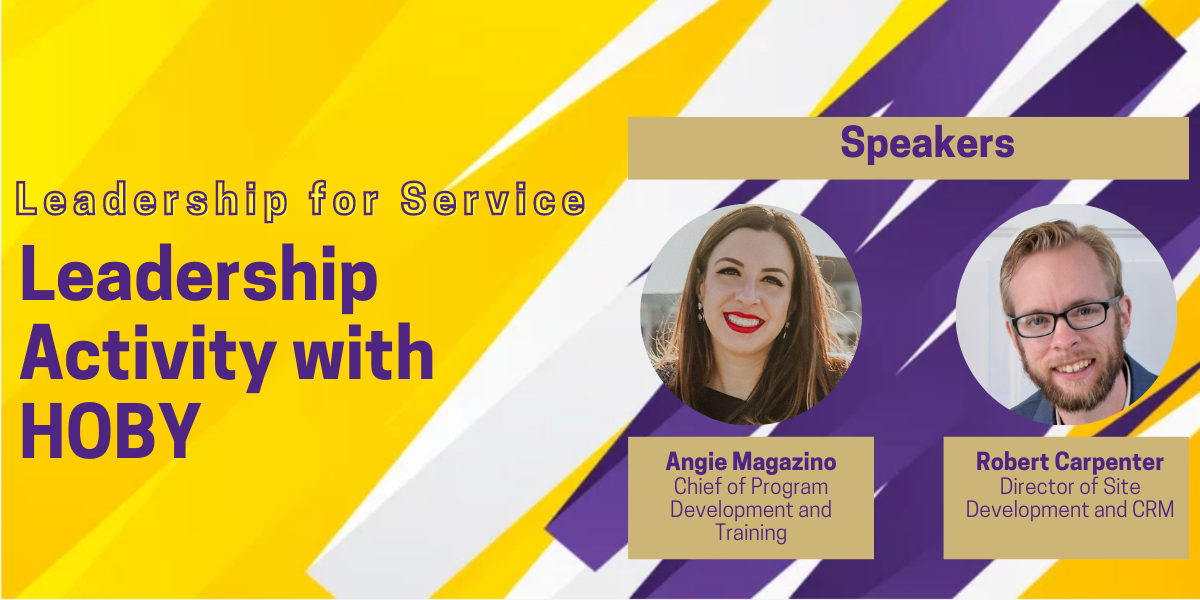 Leadership for Service with HOBY - Phi Sigma Pi CORE