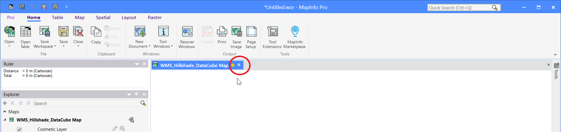 Deleting Map Windows and Other Issues | MapInfo Pro
