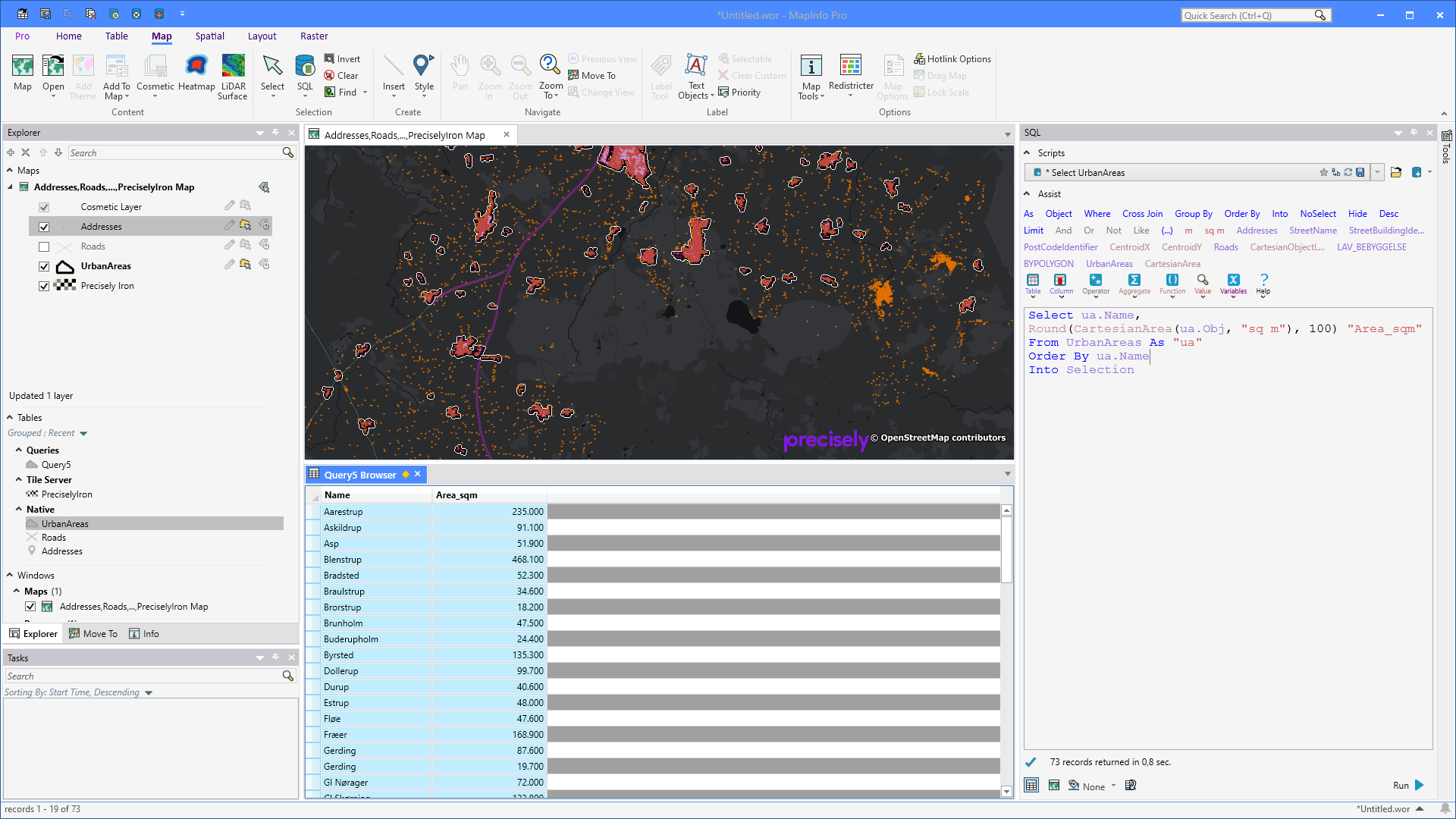 MapInfo Monday: Five Basic Spatial SQL Select Statements | MapInfo Pro