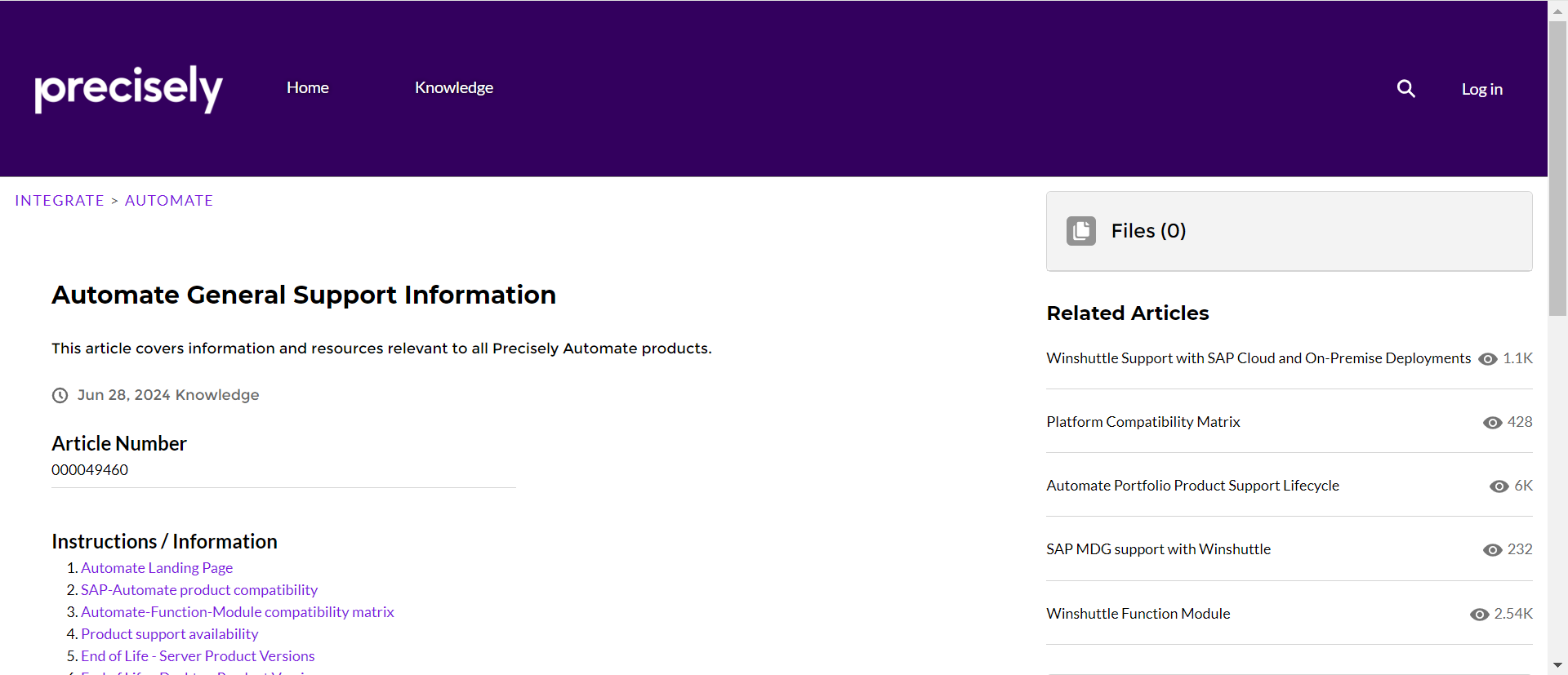 Tip of the Week - Support - how to contact, support articles, etc ...