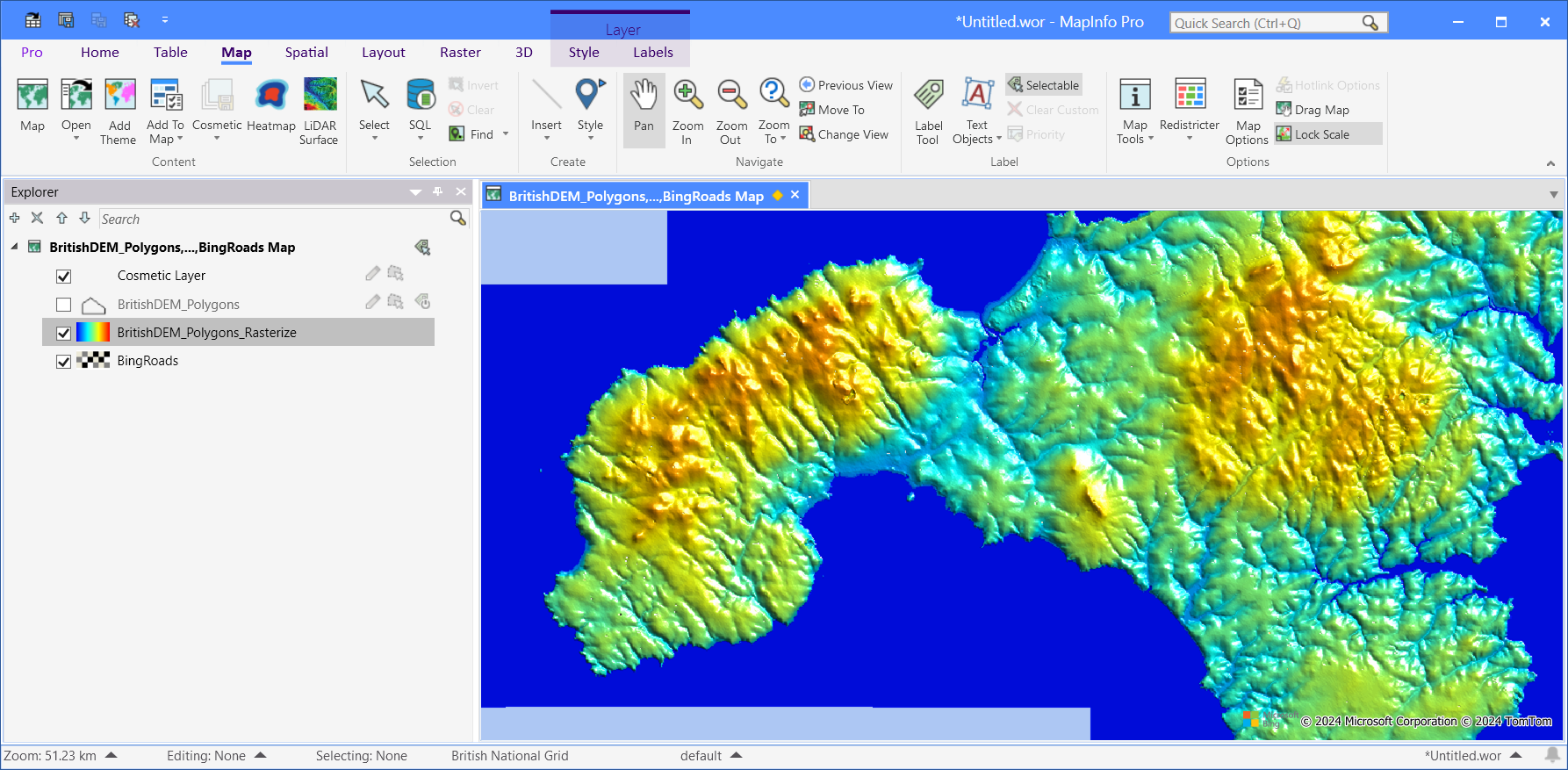 MapInfo Monday: Creating and Visualizing Raster Data | MapInfo Pro
