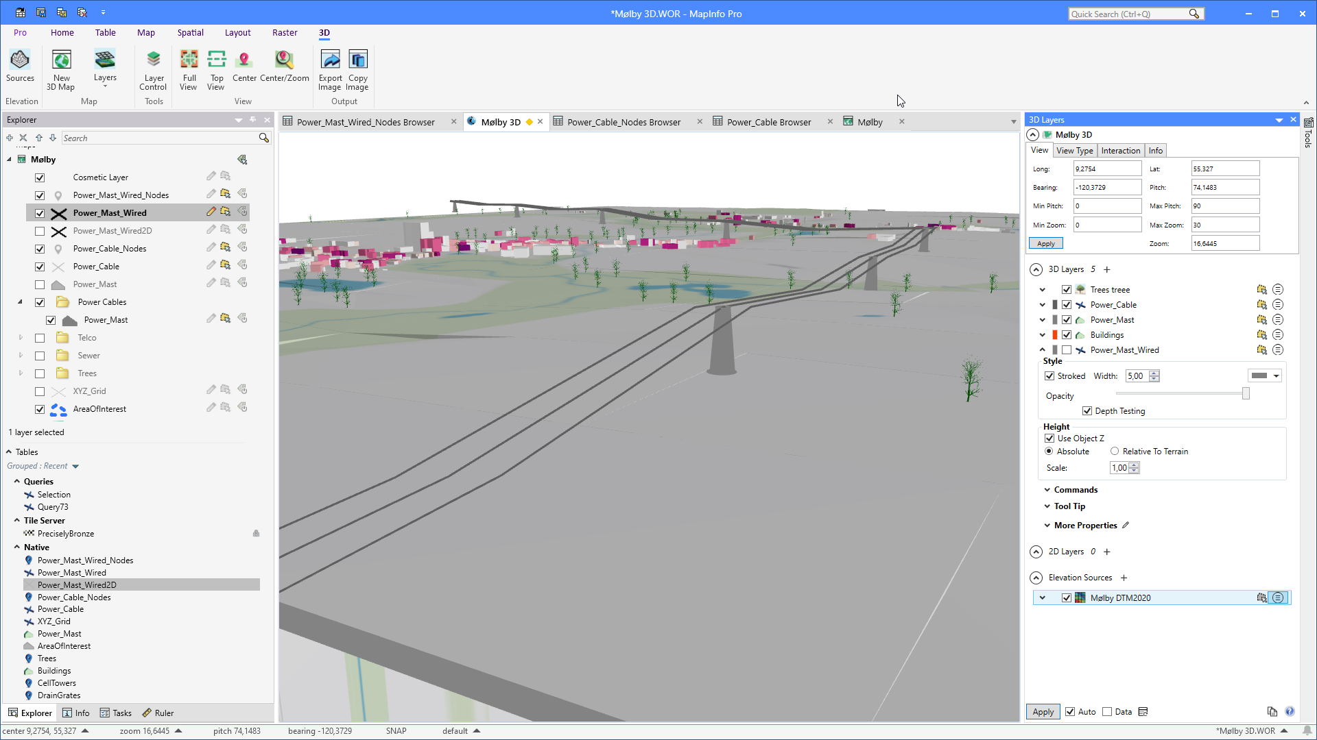 3D Map Examples | MapInfo Pro