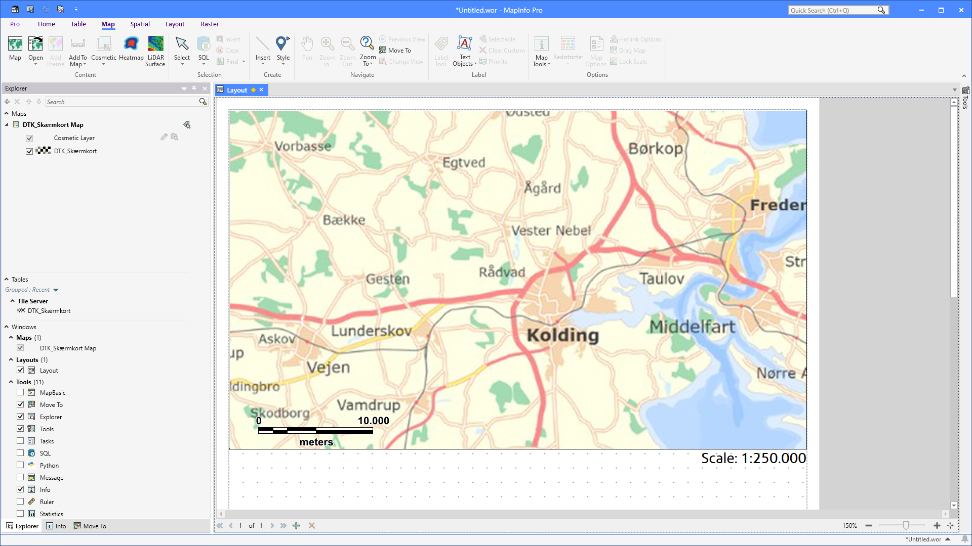 MapInfo Monday: 3 Scalebars for your Layout | MapInfo Pro