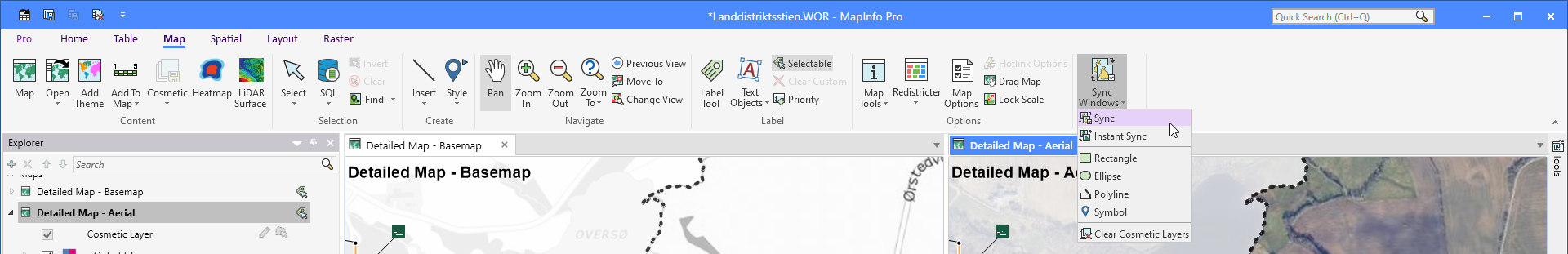 MapInfo Monday: Having Map Windows side by side | MapInfo Pro