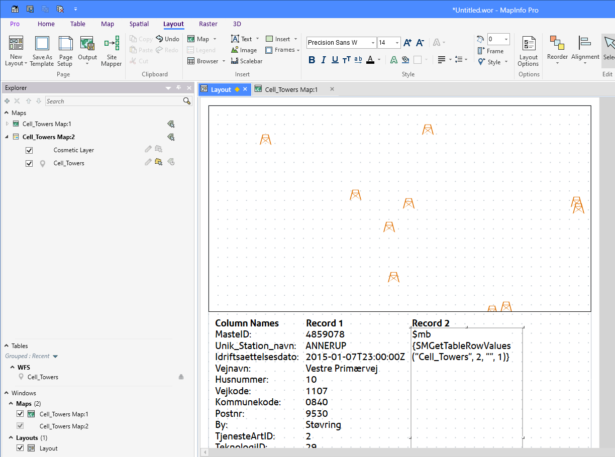 Site Mapper | MapInfo Pro