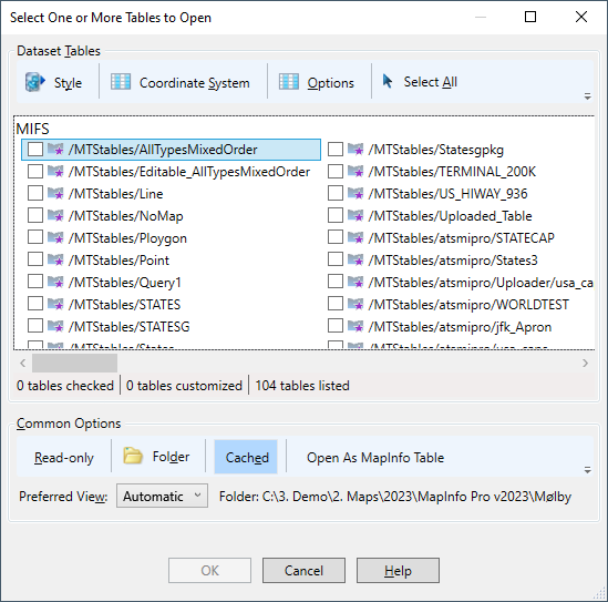 MapInfo Monday: Integration with Spectrum Spatial in MapInfo Pro v2023 ...